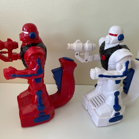 Toymax | Toys | Vintage Laser Challenge 2 Light Warriors Battle Robots ...